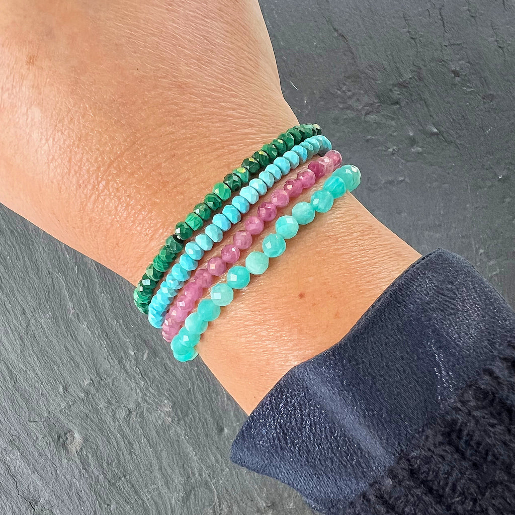 Gemstone Stretch Bracelets | Handmade by Libby & Smee