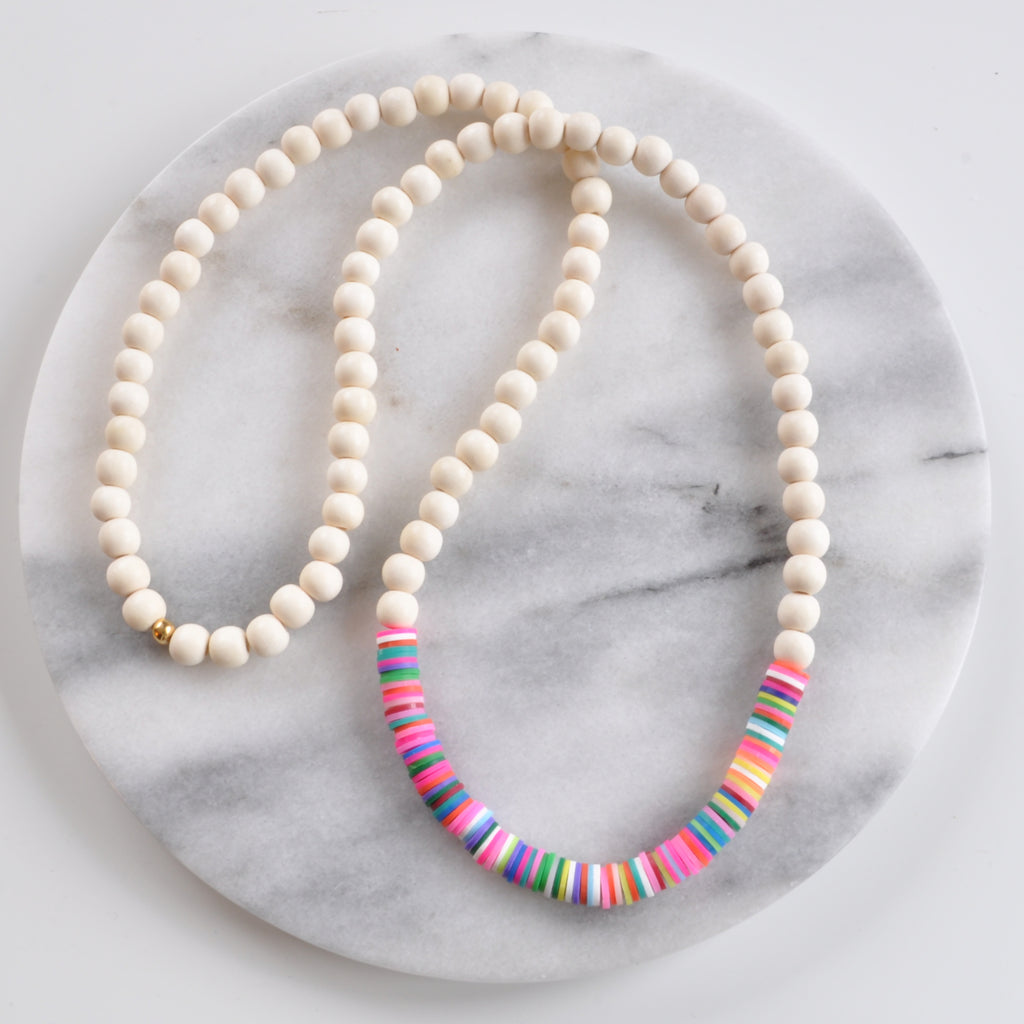 Wood Bead Necklaces | Handmade by Libby & Smee