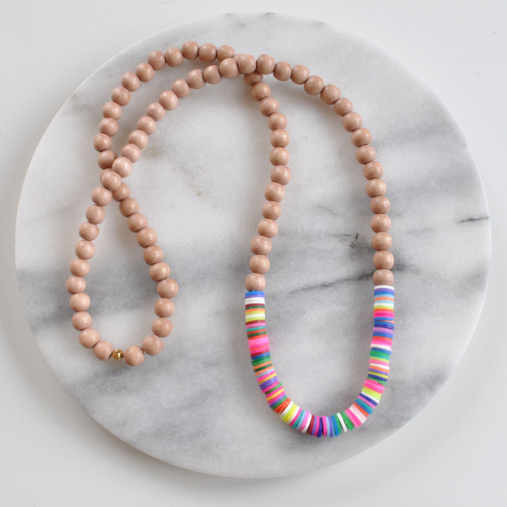 Wood Bead Necklaces | Handmade by Libby & Smee