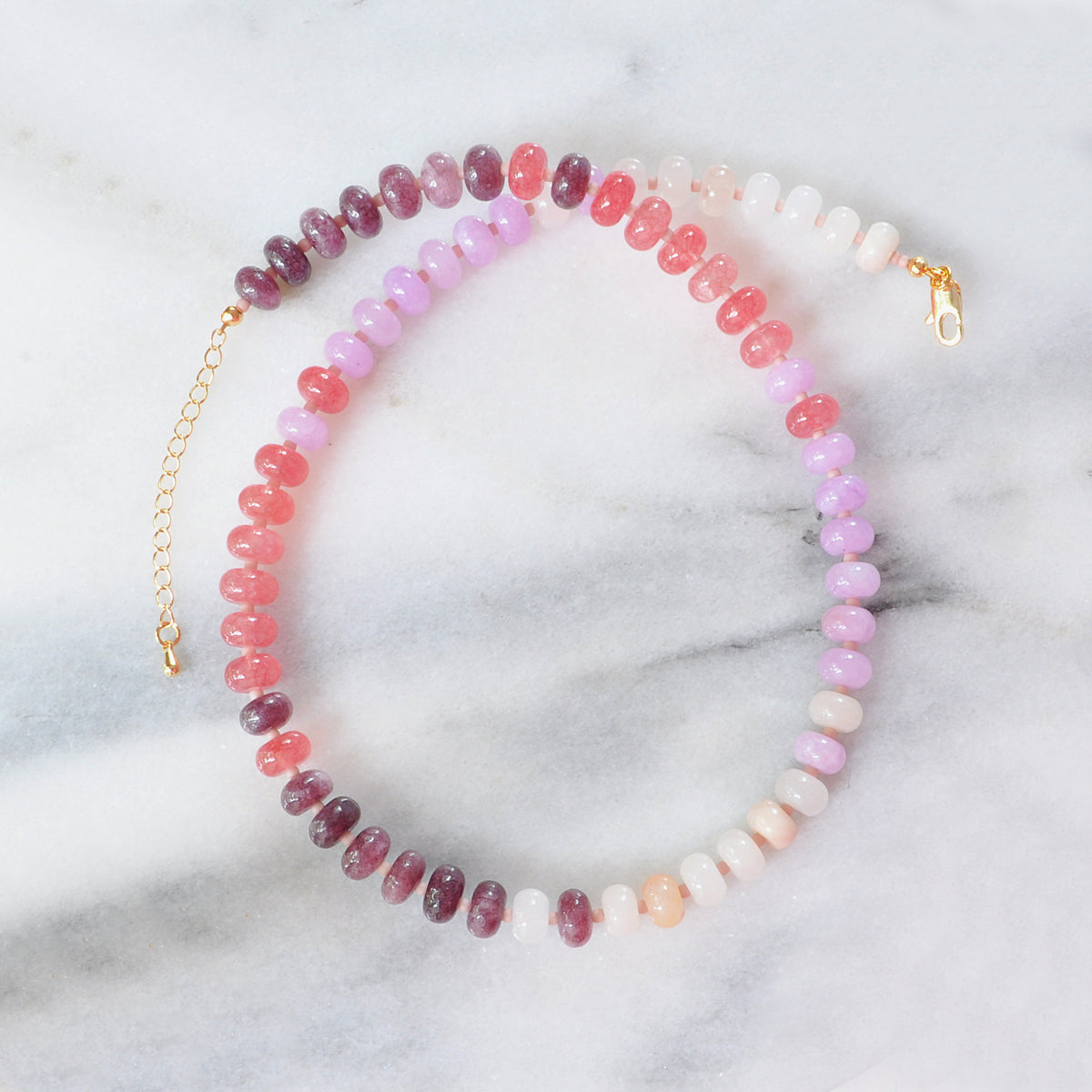 'Down The Shore' Multi-Colored Gemstone Necklaces | by Libby & Smee