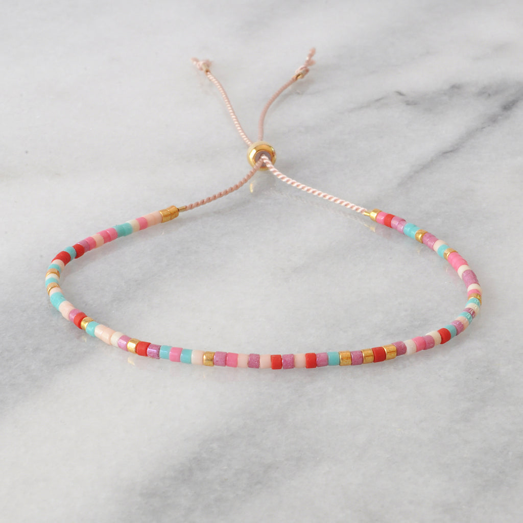 Beaded String Bracelets | Handmade by Libby & Smee