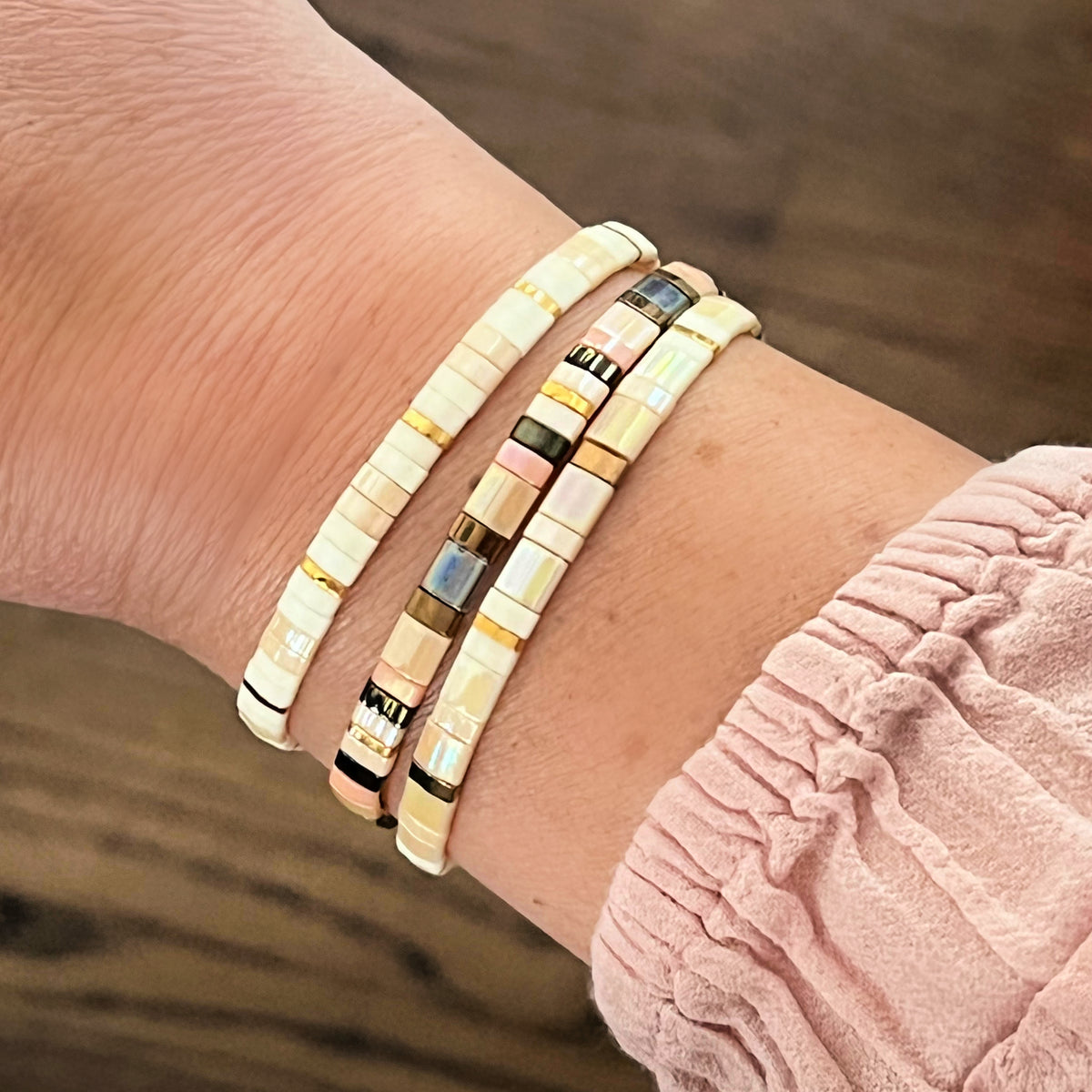 Tile Bracelet Curated Set — DREAMY SET | Handmade by Libby & Smee
