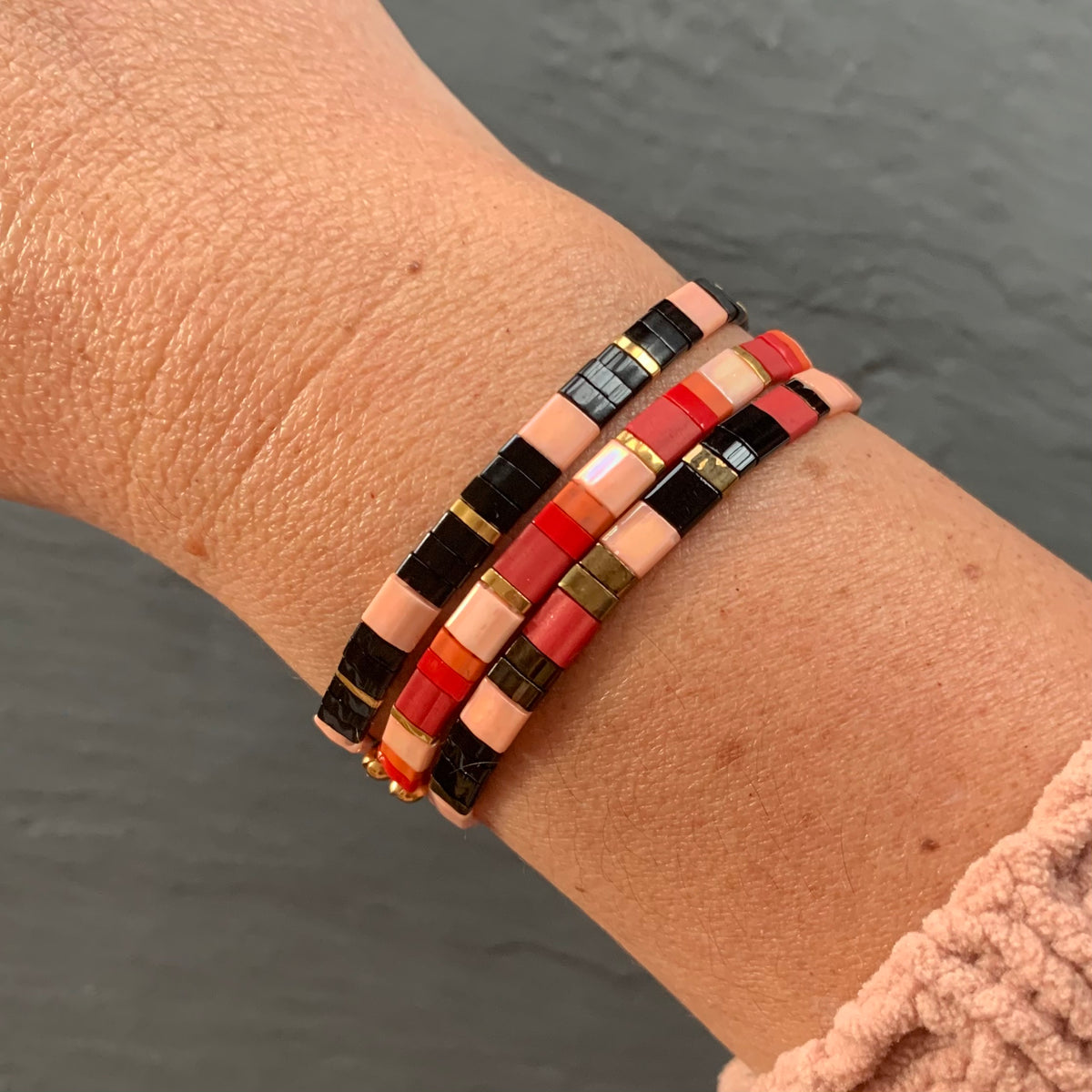 Curated Tile Bracelet Sets | Handmade by Libby & Smee