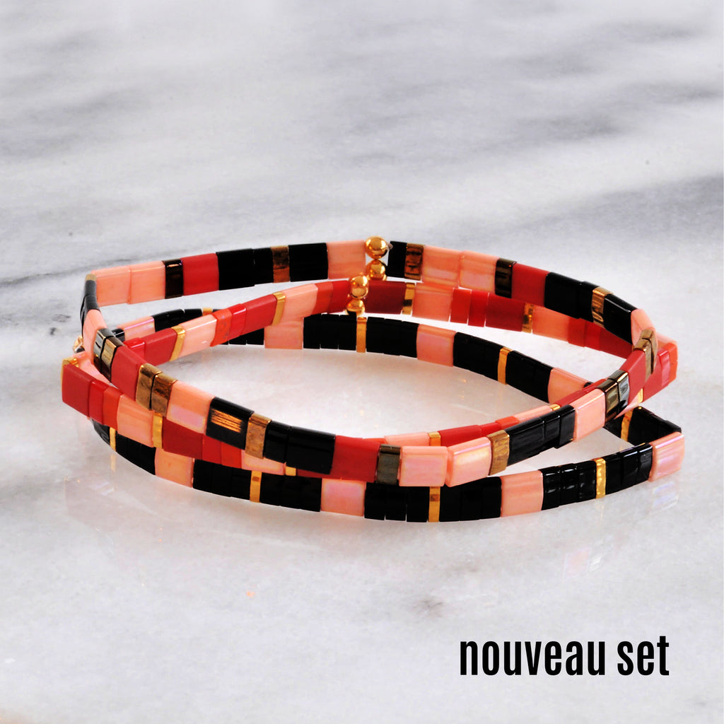 Curated Tile Bracelet Sets | Handmade by Libby & Smee