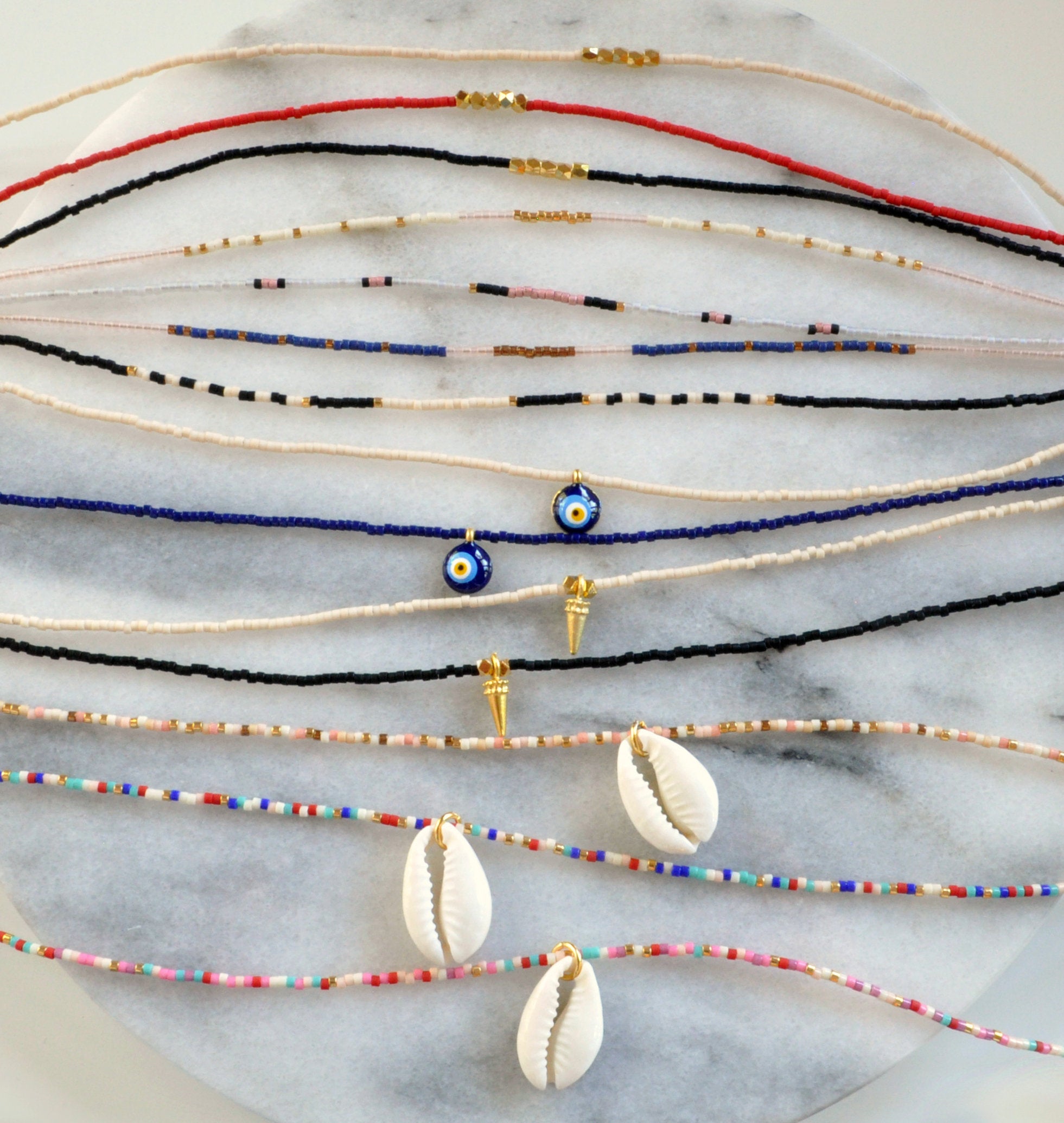 Navy Blue Choker | Handmade by Libby & Smee