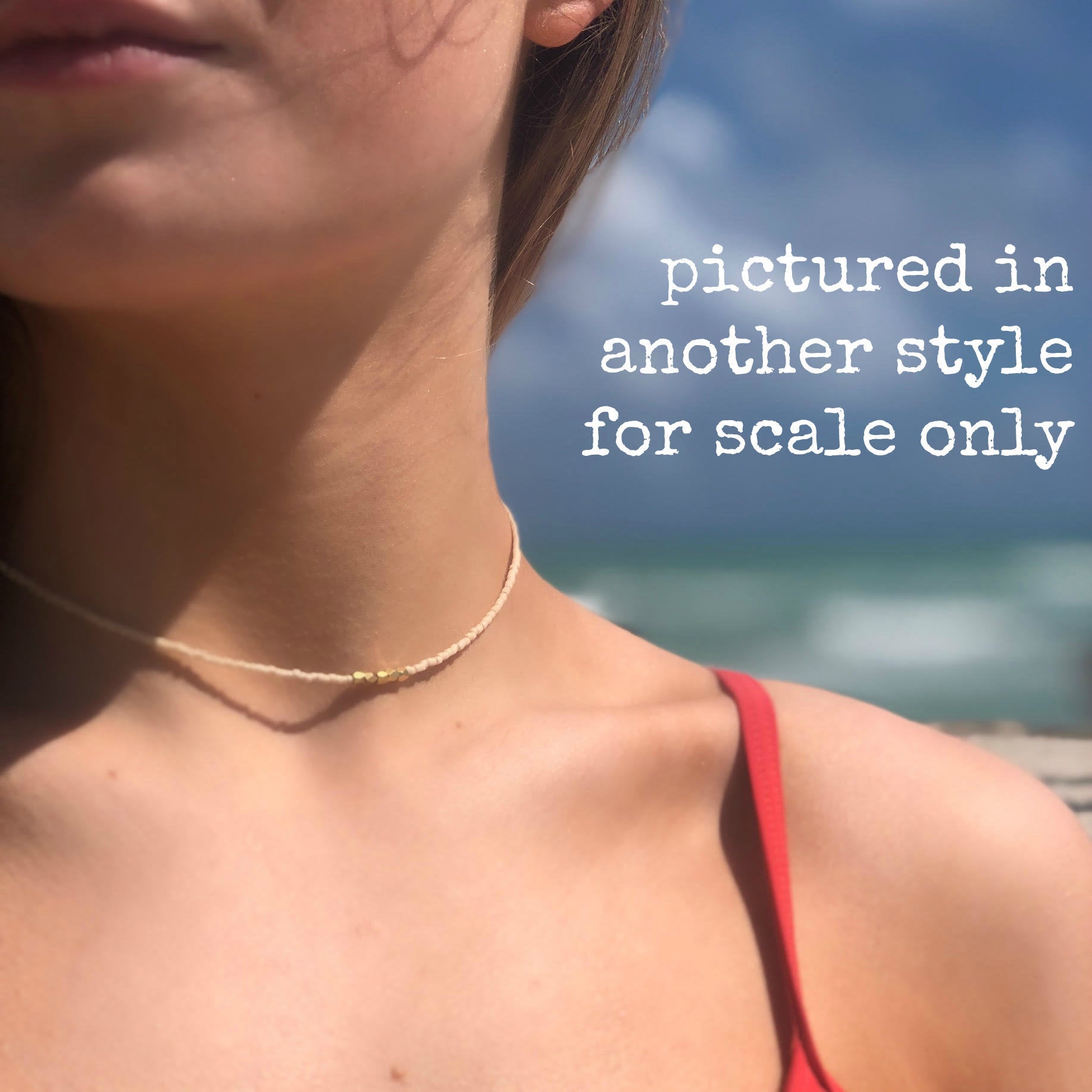 Navy Blue Choker | Handmade by Libby & Smee