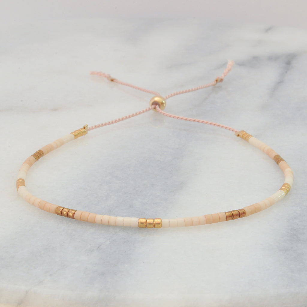 Beaded String Bracelets | Handmade by Libby & Smee