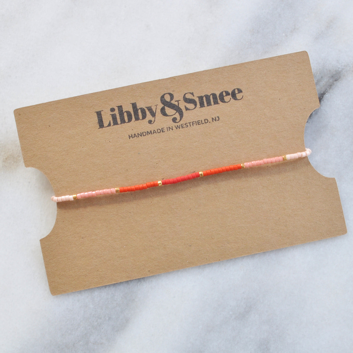 Beaded String Bracelet — OMBRE | Handmade by Libby & Smee
