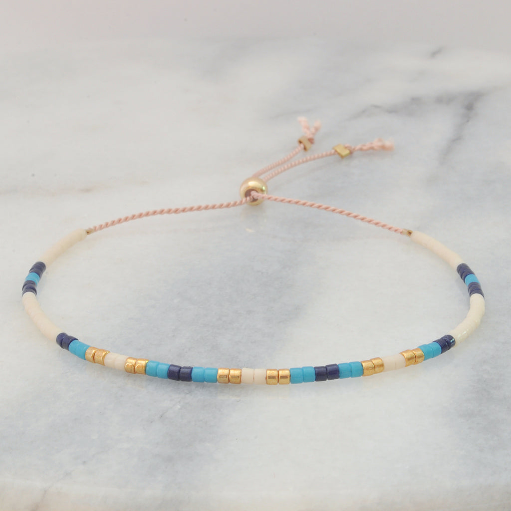 Beaded String Bracelets | Handmade by Libby & Smee