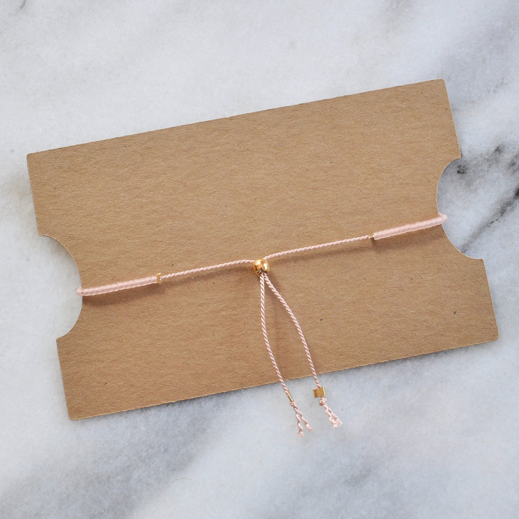 Beaded String Bracelets | Handmade by Libby & Smee