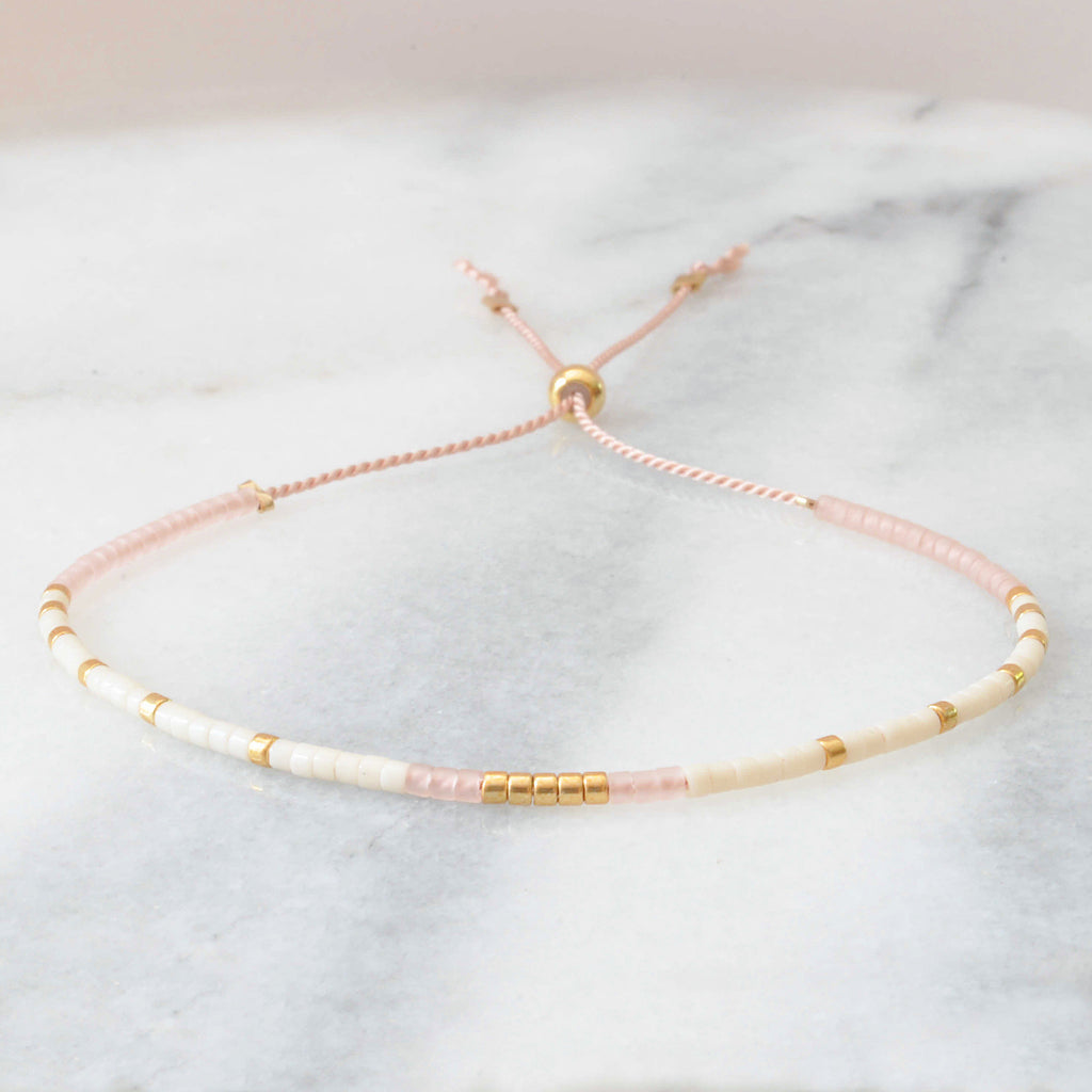 Beaded String Bracelets | Handmade by Libby & Smee