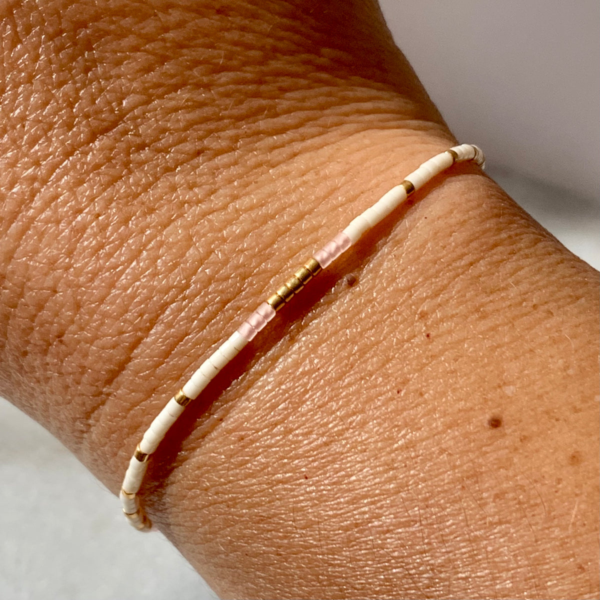 Beaded String Bracelet — THE ONE | Handmade by Libby & Smee