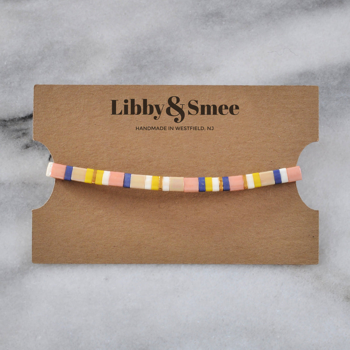 Stretch Tile Bracelet - The Classic | Handmade by Libby & Smee