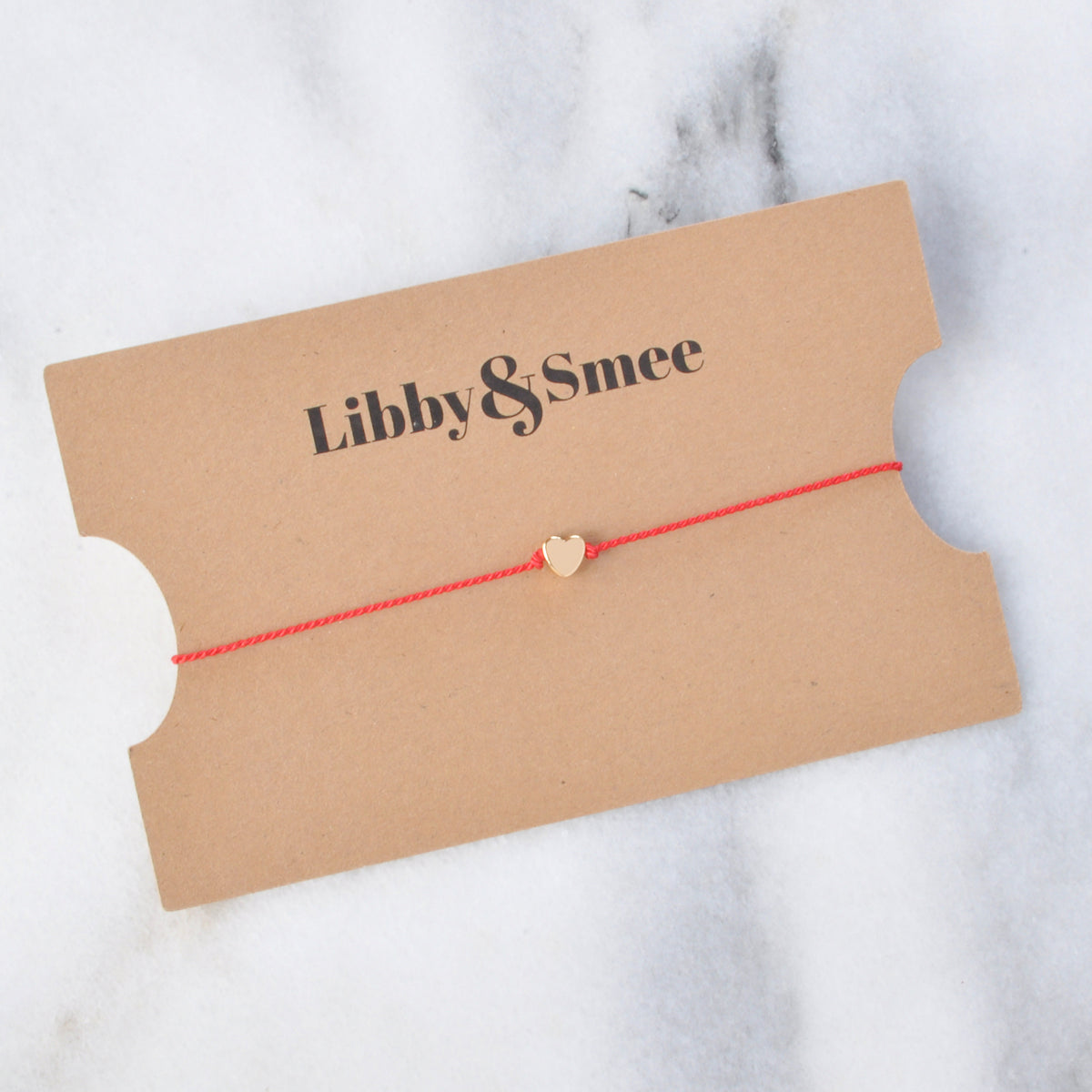 Heart String Bracelets | Handmade by Libby & Smee